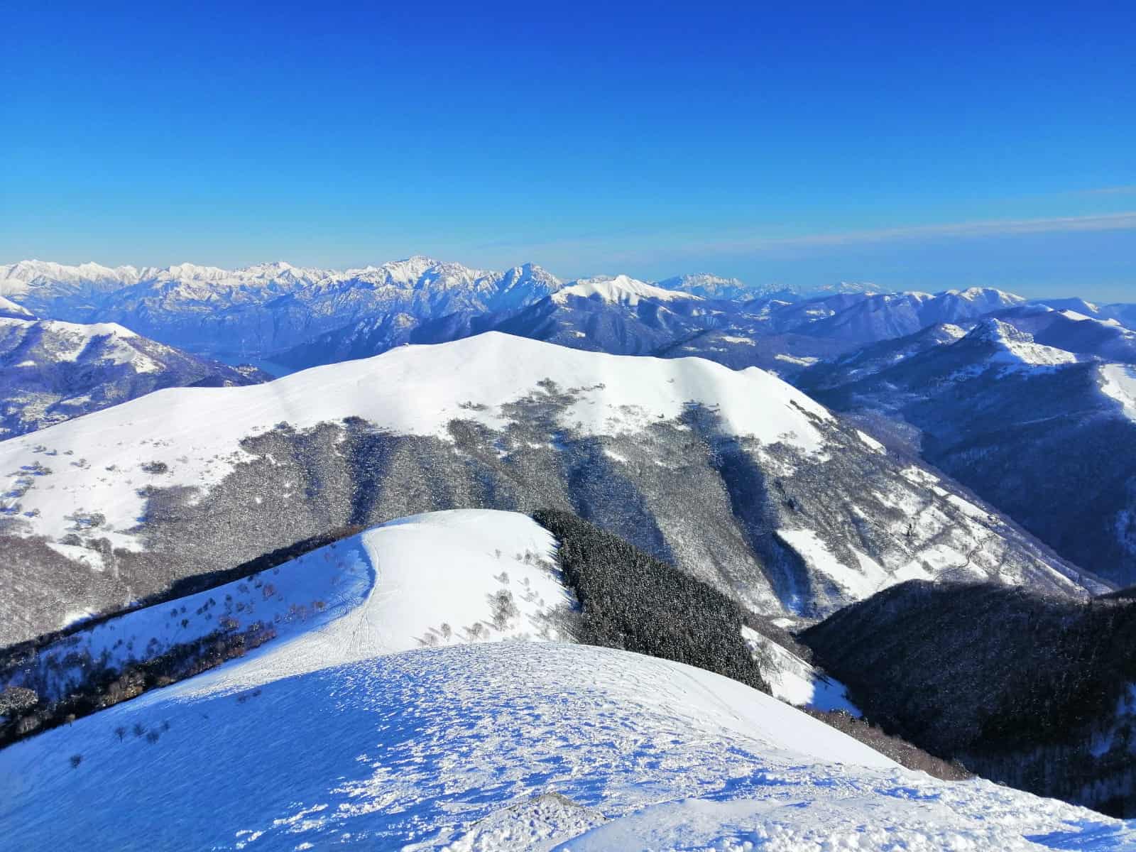 Scialpinismo al Monte Generoso, un itinerario per tutti